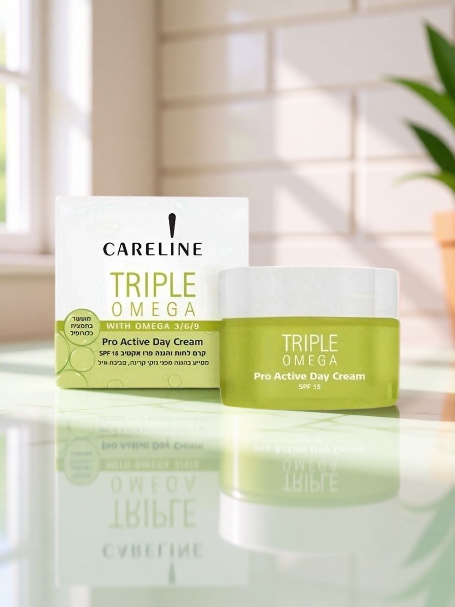 CARELINE OMEGA про активный дневной крем антиоксидант SPF 15 , 50 мл
