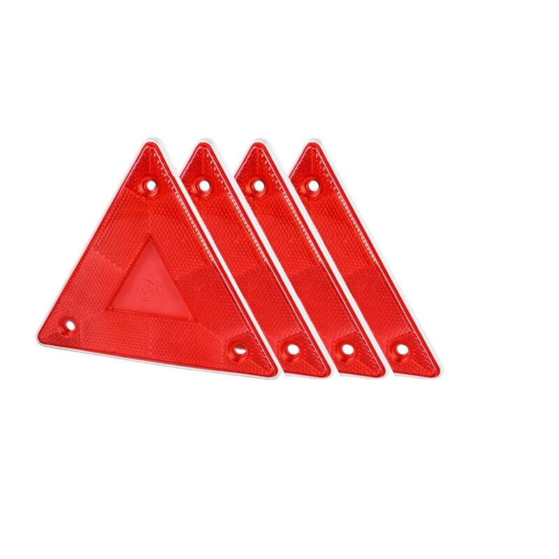 Светоотражающая треугольная красная табличка 4pcs