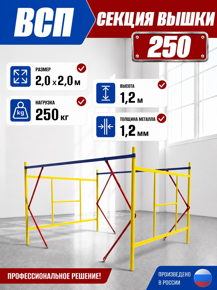 Секция ВСП 250 2.0x2.0x1.2м