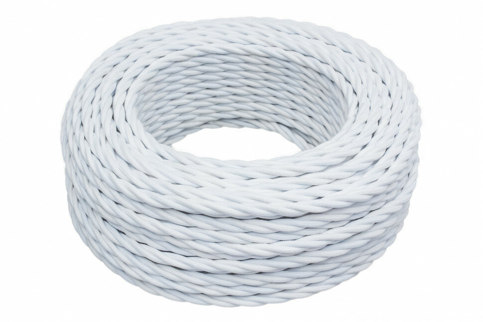 Bironi Провод 3x0,75 белый (матовый) 20м B1-432-71-20