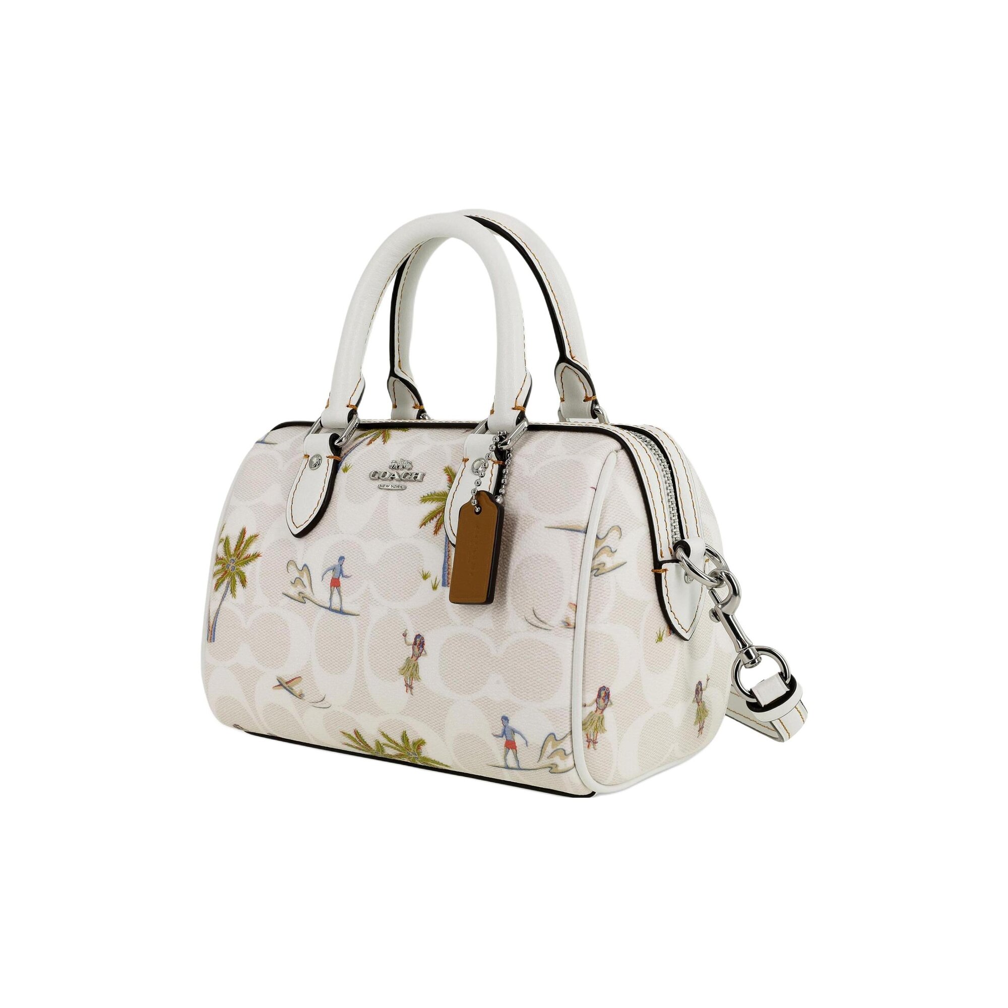 Сумка Coach Rowan, фактура тиснение — фото 1