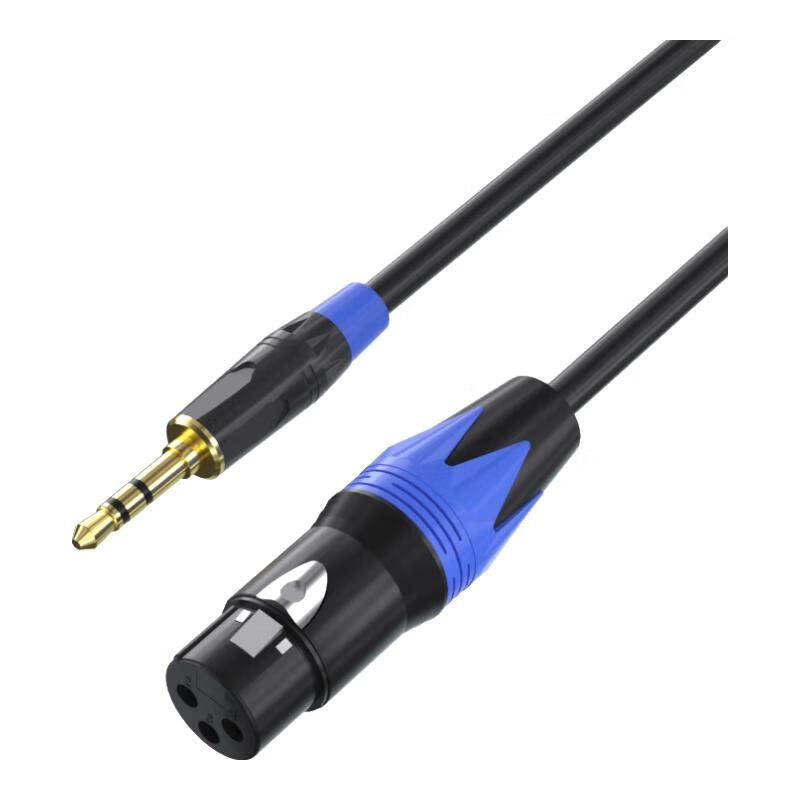 Bosender 3.5 мм к женскому XLR аудиокабель 3 м с проводом конденсаторный микрофонный кабель для телефона компьютера