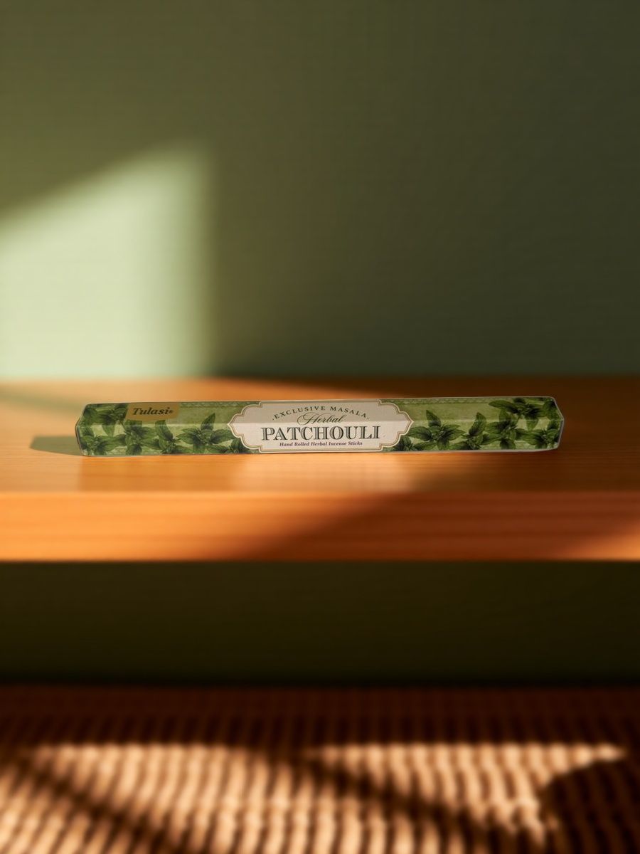 Благовония "Tulasi Exclusive Masala HERBAL PATCHOULI " хербал пачули , шестигранник,15 гр.