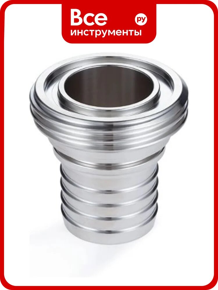 Резьбовой штуцер под рукав TITAN LOCK DIN 11851 DN80 нерж. 316 TL80THRSS-M