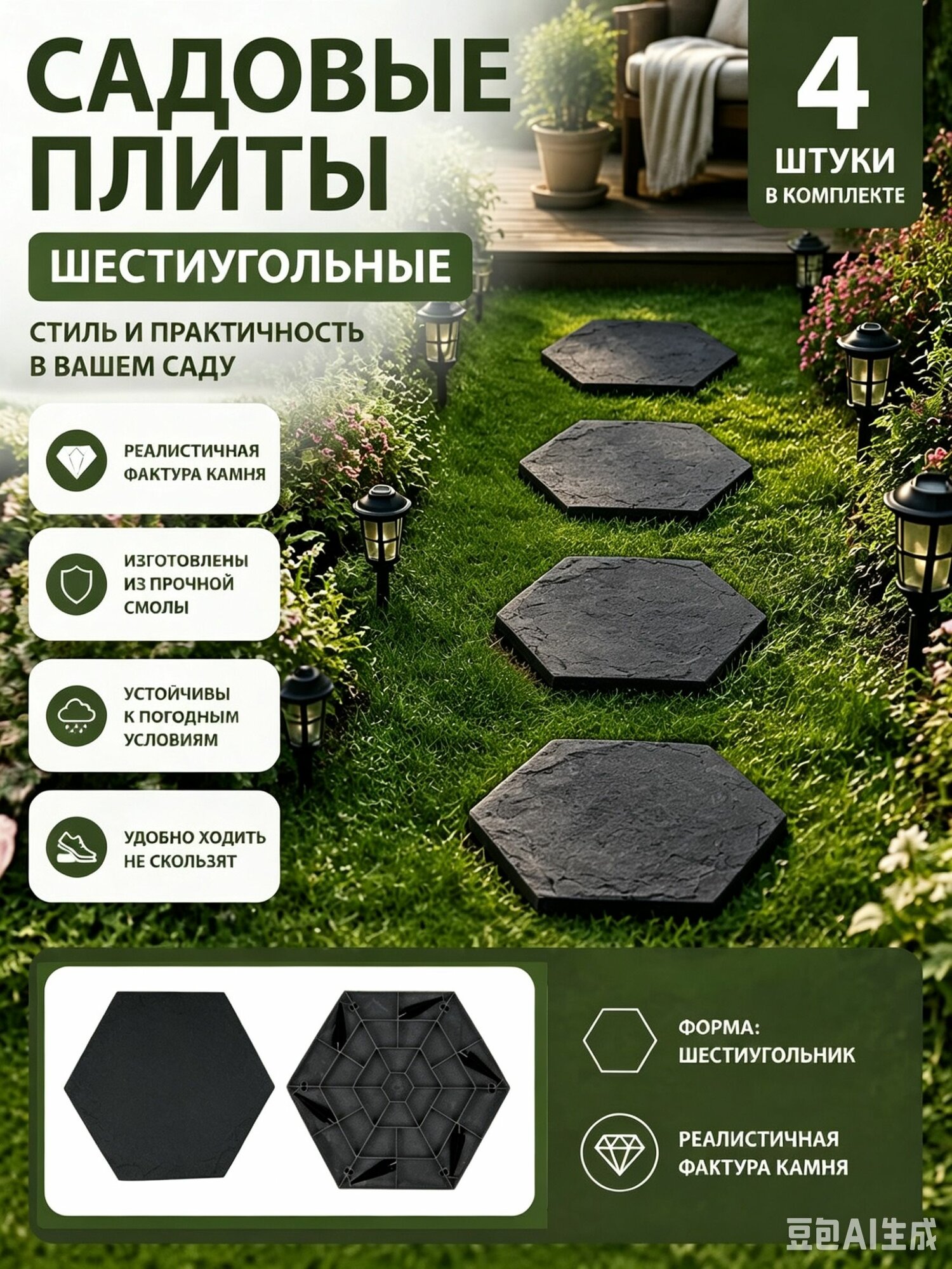 Садовый настил