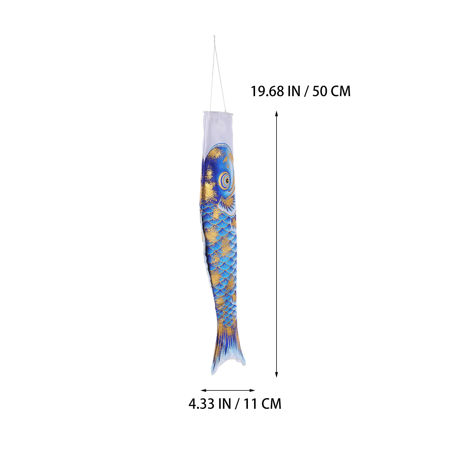Ветровой Флаг В Forme Карпа Для Внешнего Украшения Сада 50Cm