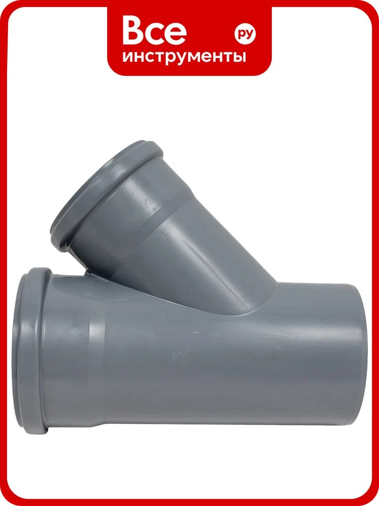 Тройник вк RTP пп 125/110x45, серый, s 36302 30954