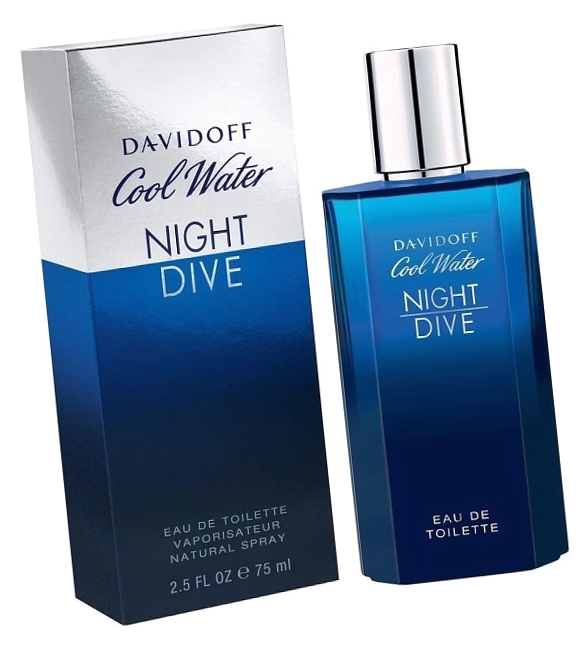 Одеколон Давыдов Кул Вотер Найт Дайв для мужчин 75 мл - Davidoff Cool Water Night Dive