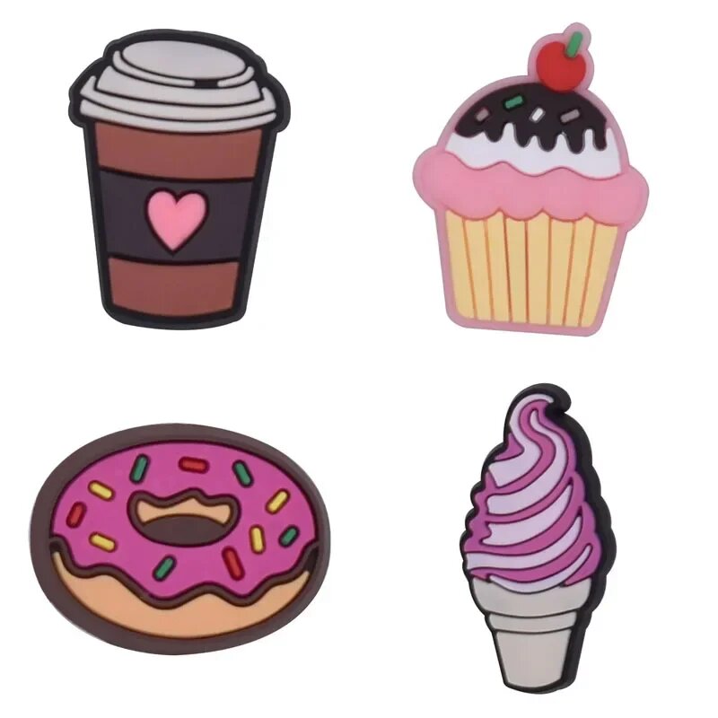 Random Shoe Charms for Crocs Accessories Set Shoes Charm for Croc Decorations Pins Men Accessory Jeans Woman Clogs Clips Badges