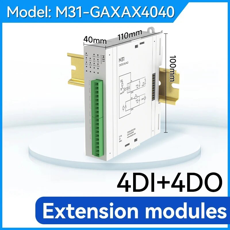 Модуль расширения CDEBYTE M31-GAXAX4040 4DI+4DO