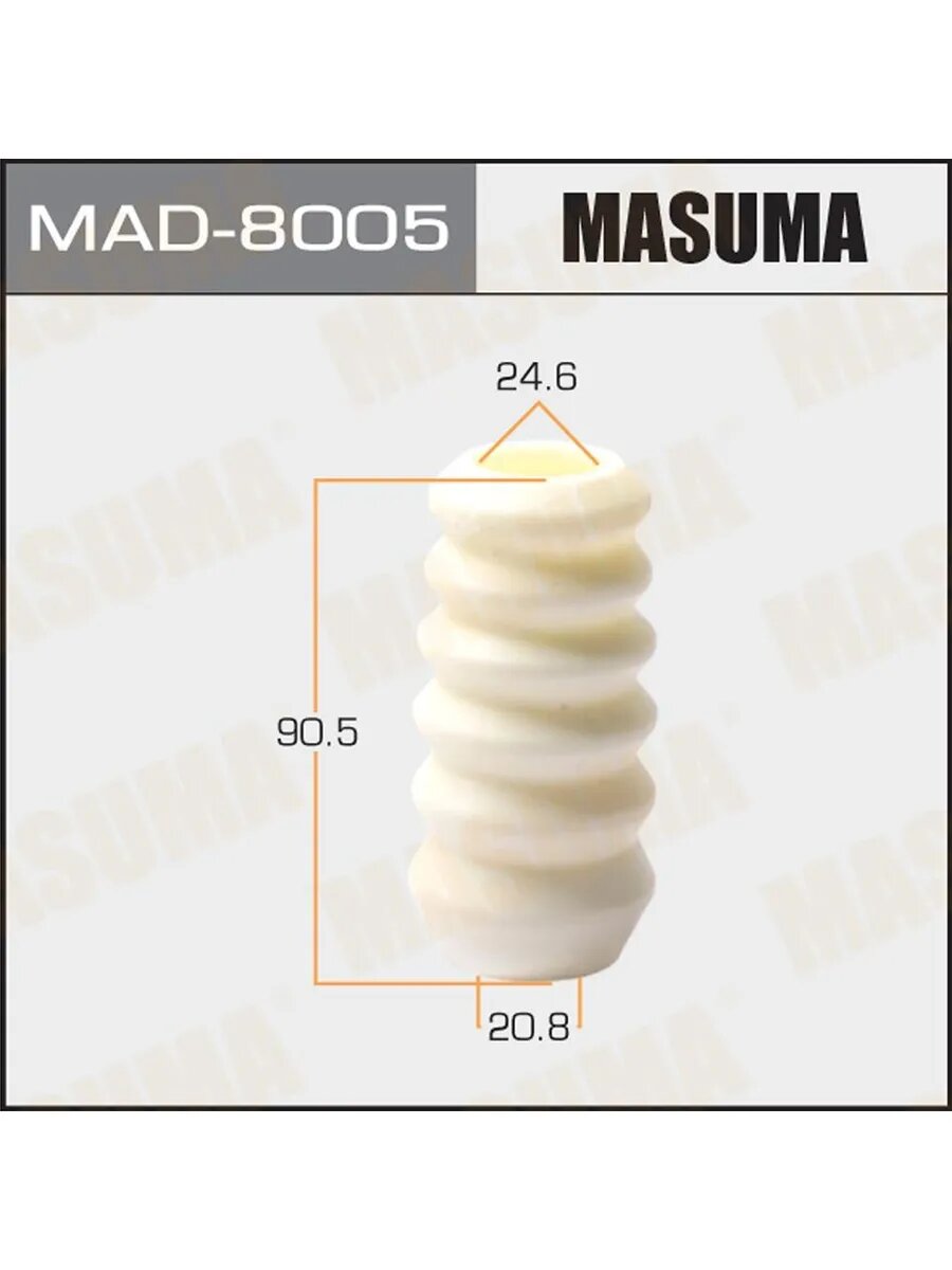Отбойник амортизатора 20.8 x 24.6 x 90.5, для а/м, арт. MAD8005
