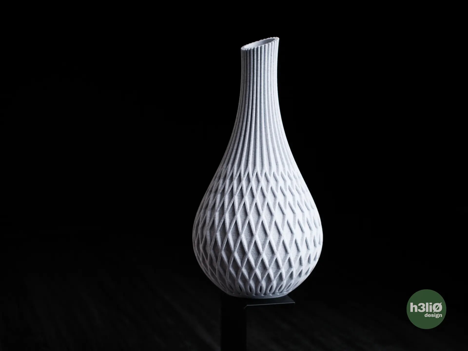 Ваза декоративная дизайнерская, 3D-печать, 3DOPRU арт. VASE-CC-4baffc00dd80