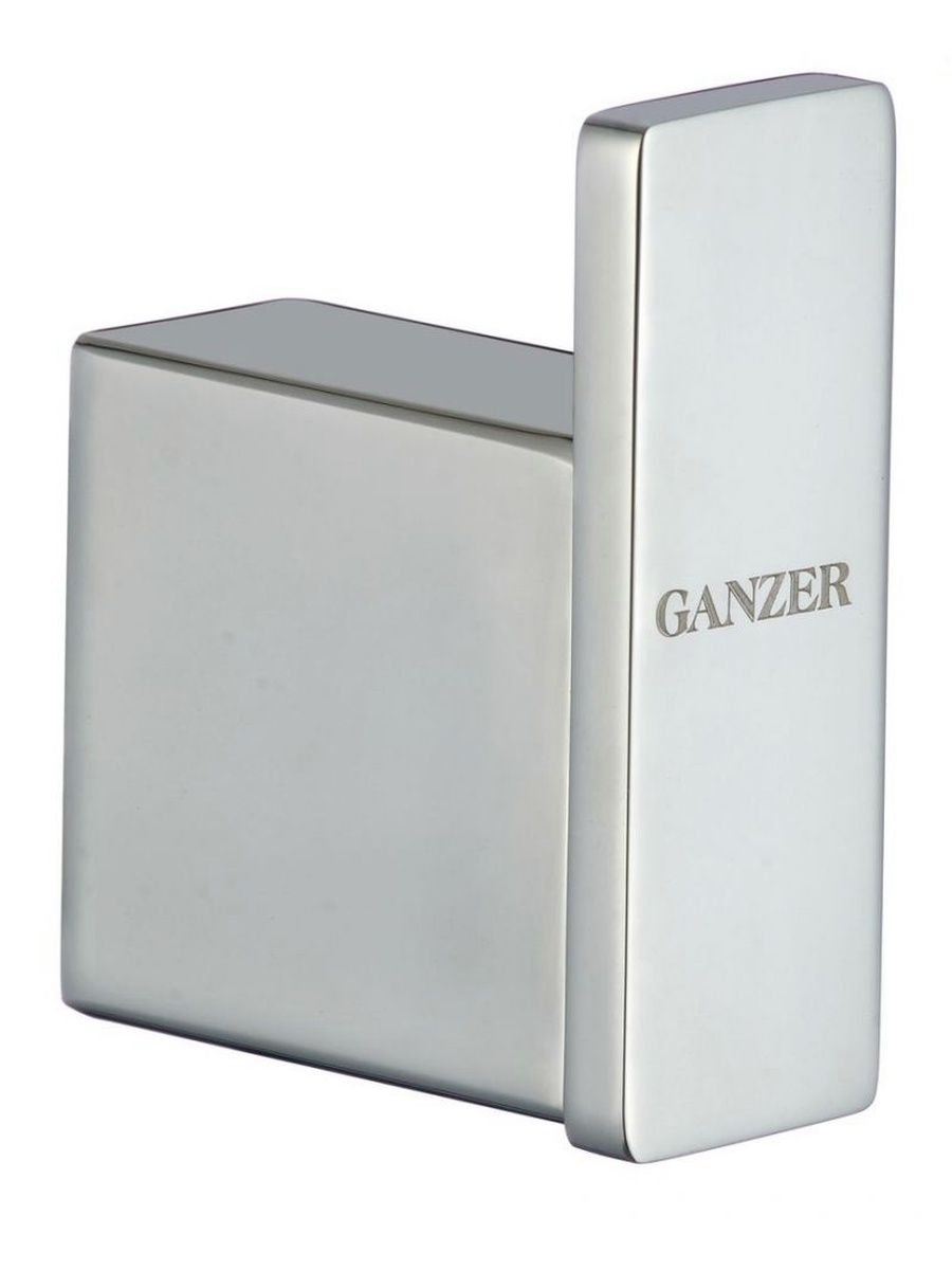 Крючок настенный одинарный латунь GANZER GZ88151, хромированный