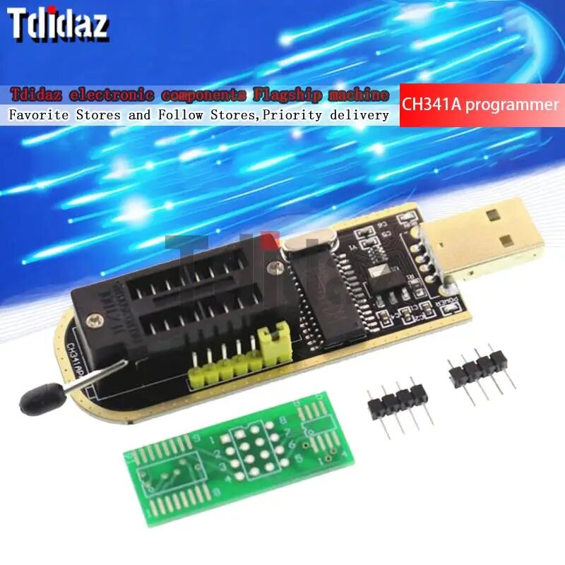 CH341A 24 25 серии программатор EEPROM SISJQRR