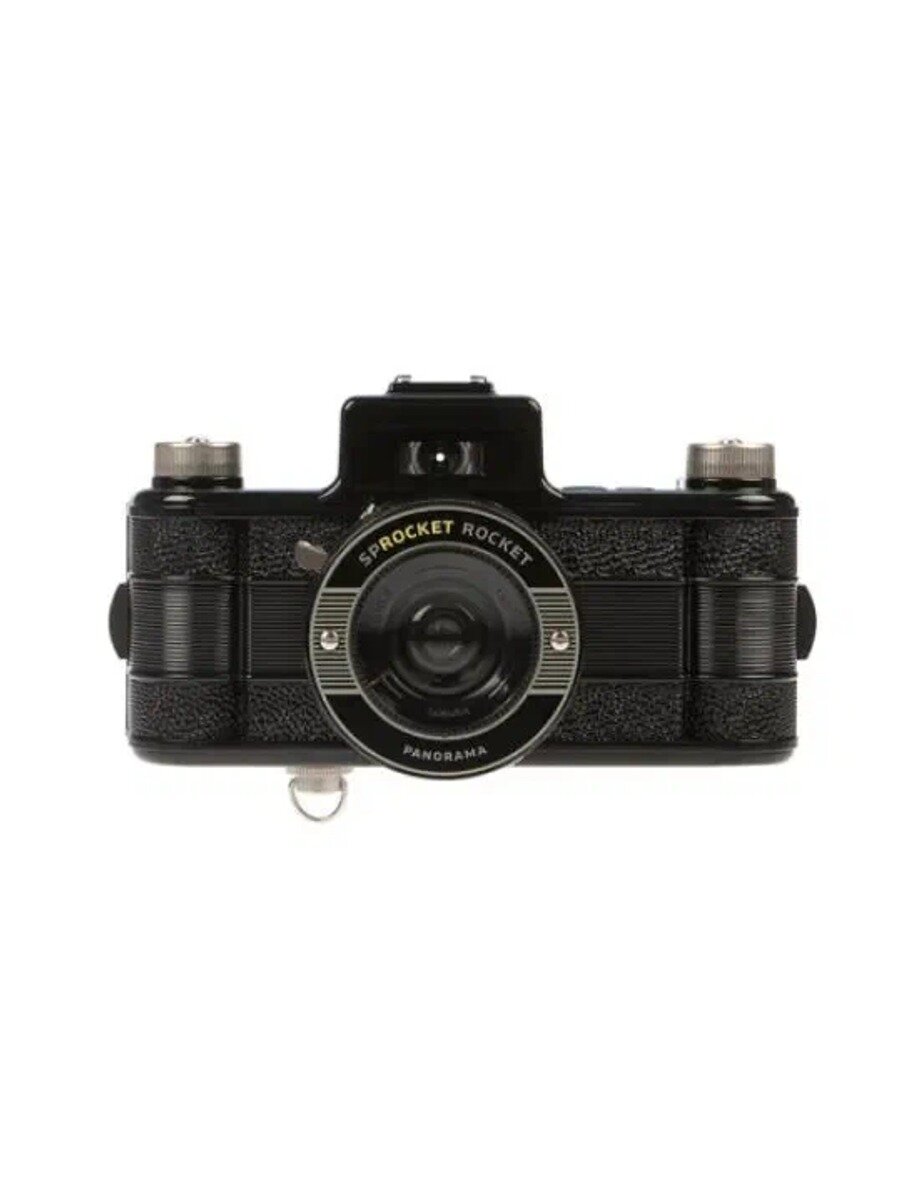 Широкоугольная перфорированная пленочная камера LOMOGRAPHY Sprocket Rocket, 35 мм, черная
