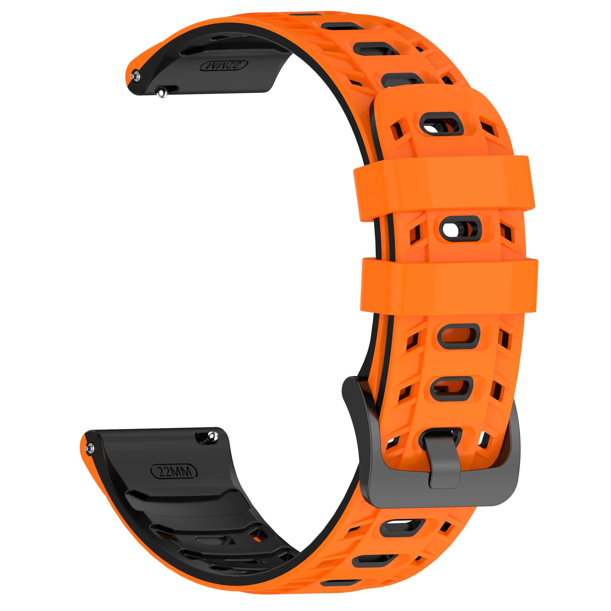 Силиконовый ремешок для Garmin Forerunner 265 255 570 Оранжевый, 0344OB