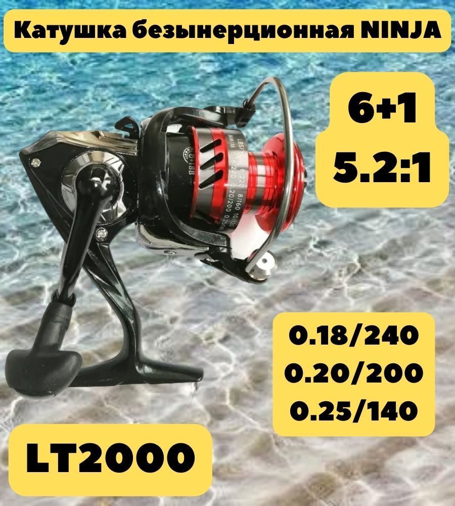 Катушка безынерционная NINJA LT2000