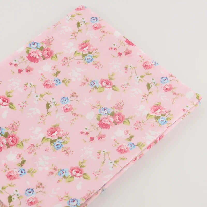 Ткань хлопковая розовая Booksew 50x160 см (x049-2)