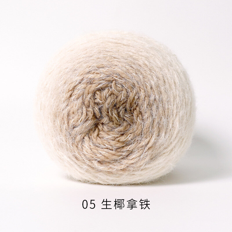 Пряжа Ruyi Bird Qinglan One Piece Dropshipping, градиентная длинная плюшевая пряжа, ручная работа, DIY, вязание крючком, плед, пряжа для тортов