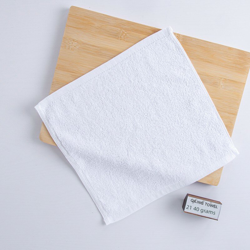 Прямые поставки с фабрики: маленькие белые хлопковые полотенца для кухни и детских садов, квадратные маленькие