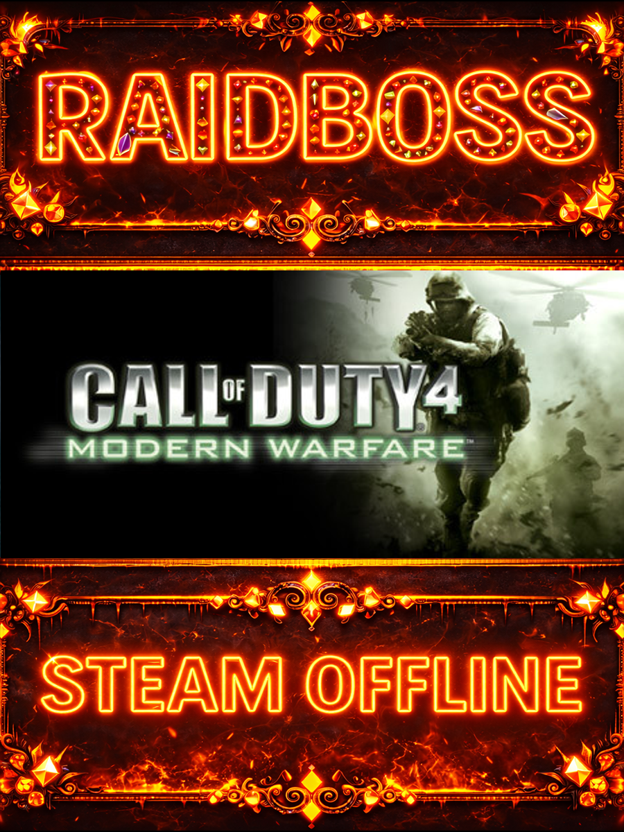 CALL OF DUTY 4: MODERN WARFARE игра на аккаунте для ПК с OFF активацией для Steam (PC) РФ + СНГ