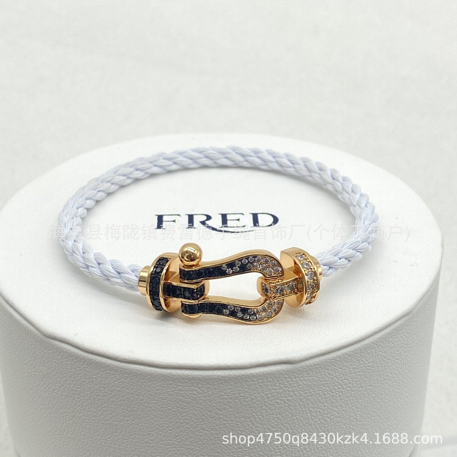 Браслет с пряжкой в виде подковы для мужчин и женщин, красная нить, зодиакальный год, удача, DIY плетеный шнур, стальной браслет, прямая продажа от производителя