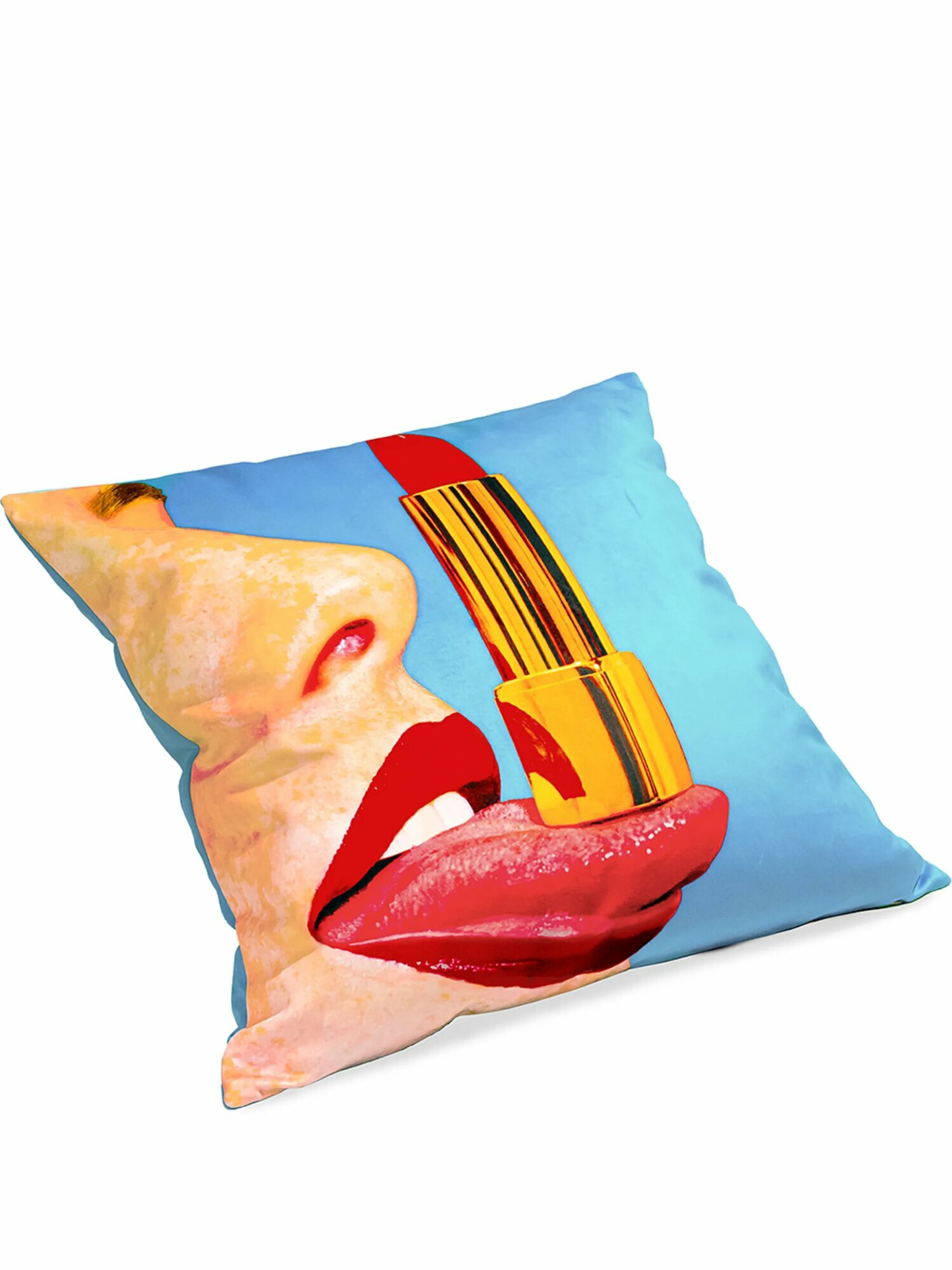 Подушка Tongue из коллаборации с Toiletpaper, OneSize , medieval blue moontain