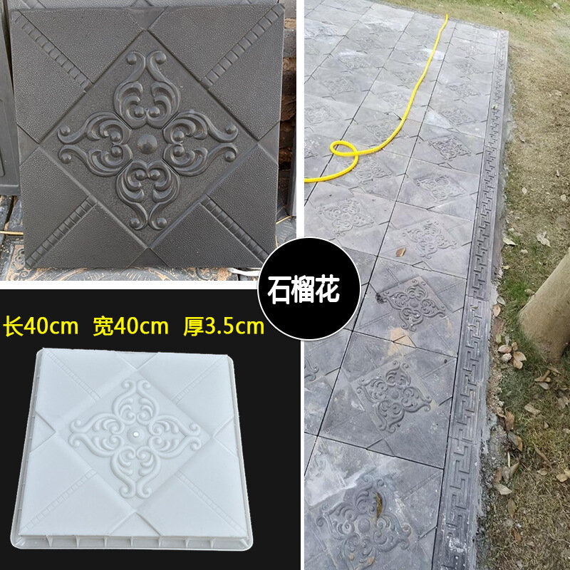 2025 Поставка форм для напольной плитки Марко Поло в китайском стиле для дворов и парков, антикварные строительные цементные цветные плитки, формы для плитки Тан Лиан