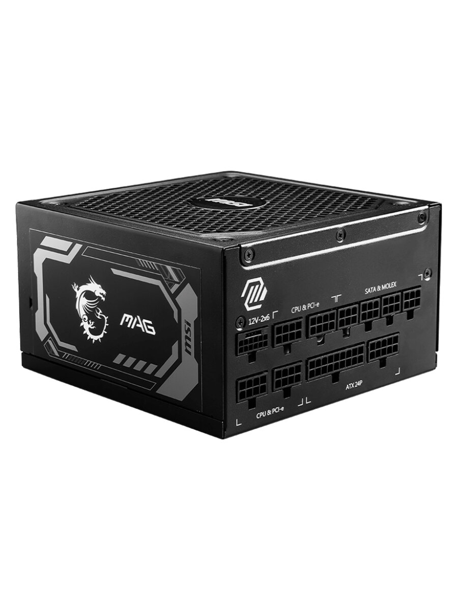 Блок питания для ПК MSI MAG A1000GL PCIE5, 1000W 80+ Gold (306-7ZP9B11-CE0)