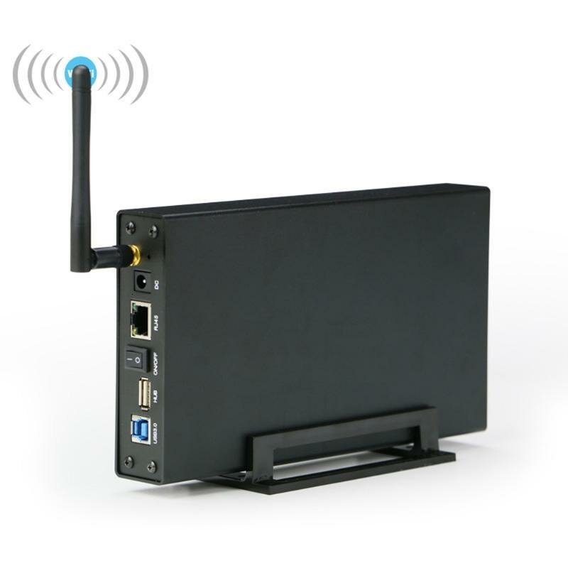 3.5-дюймовый корпус для HDD с USB 3.0 и Ethernet