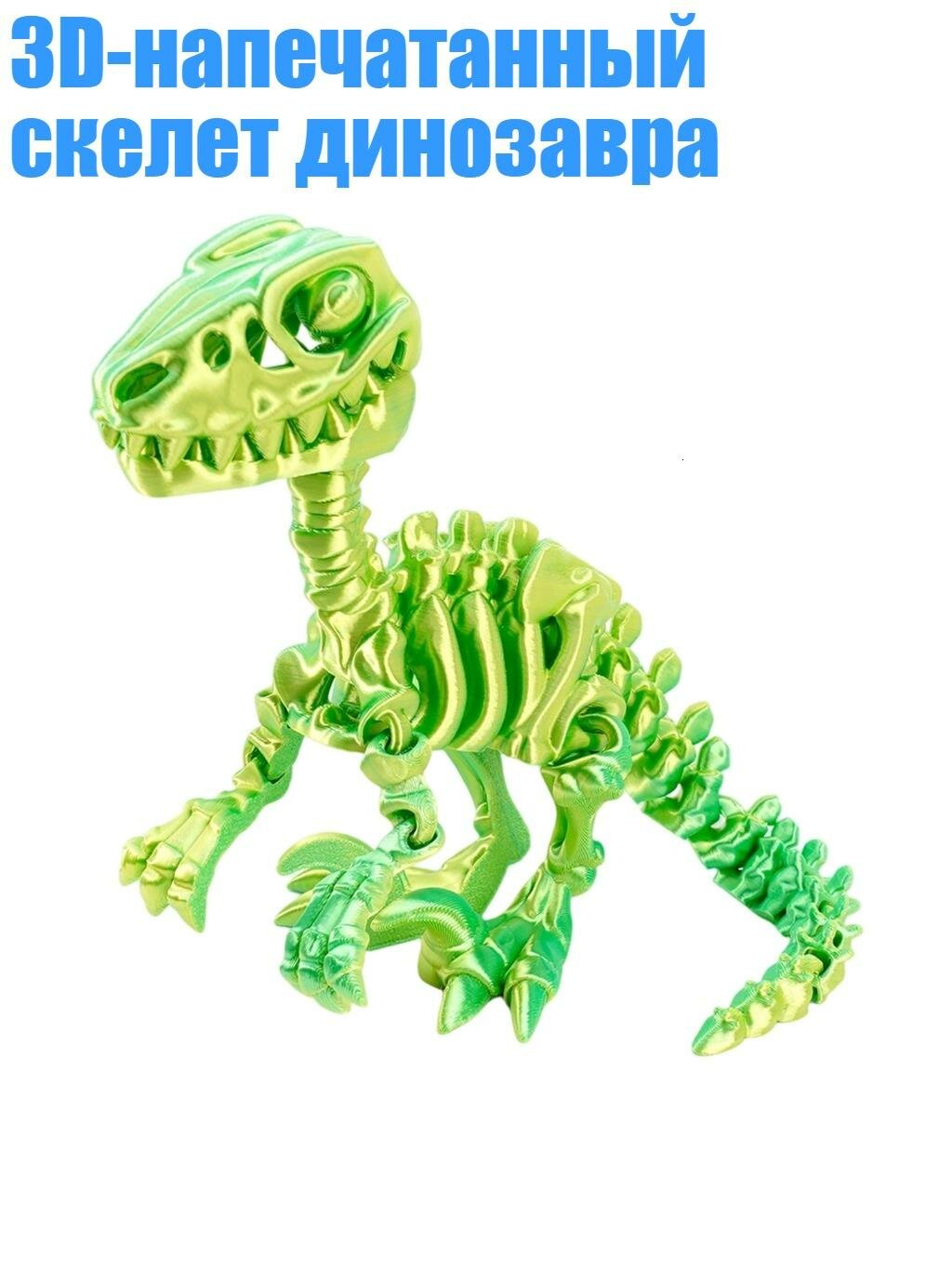 3D-напечатанный скелет динозавра, мини - 12