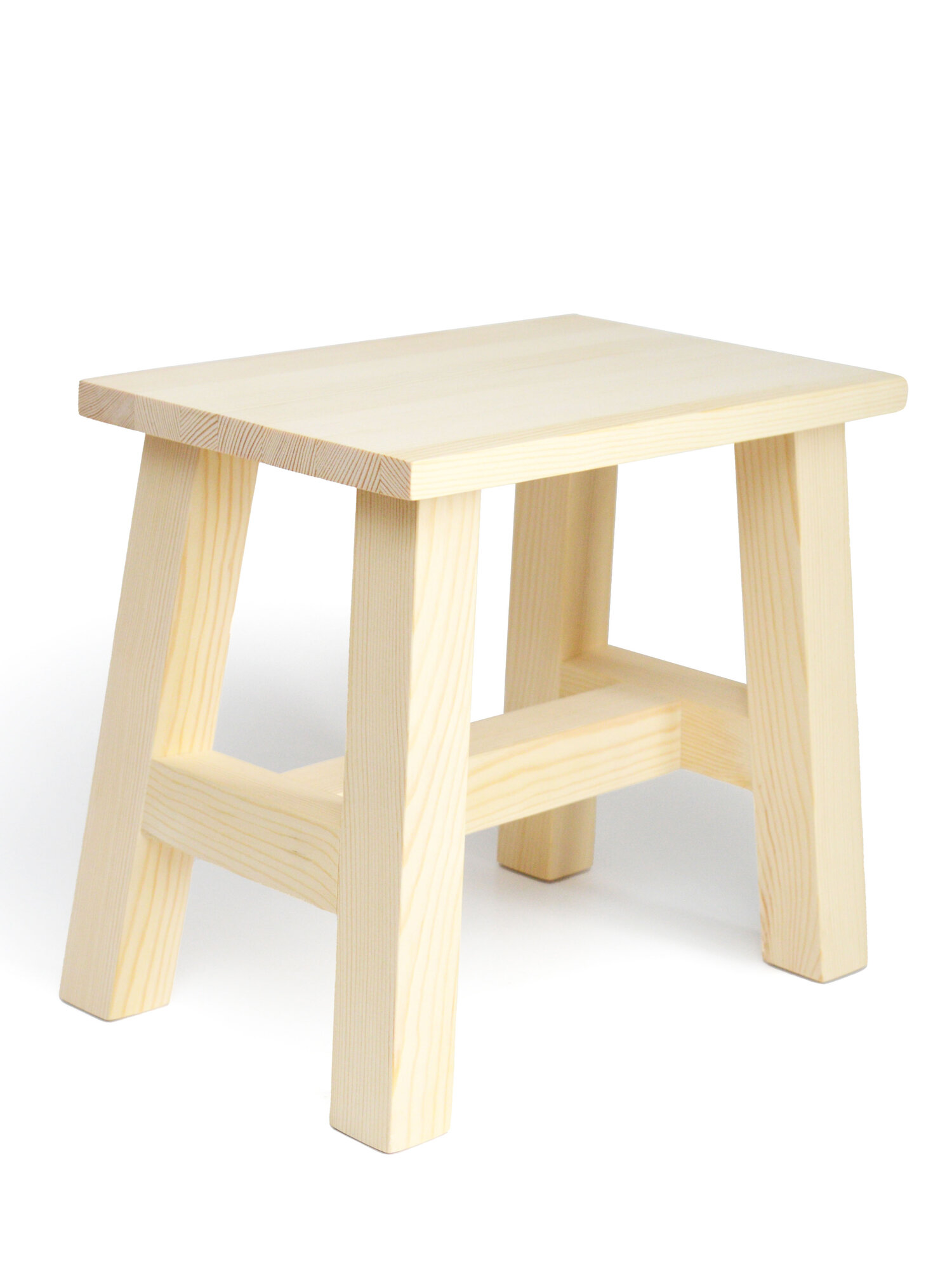 Скамейка деревянная высокая 35х23х32 см