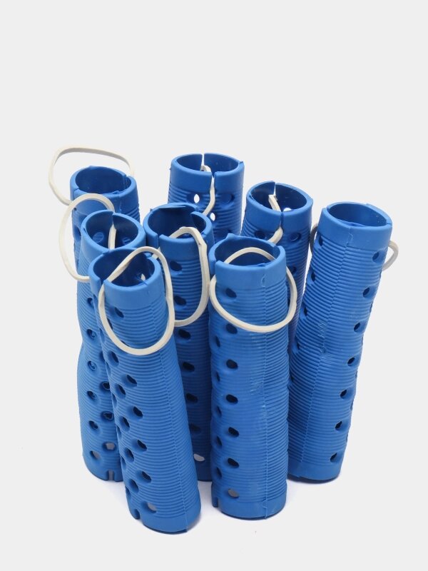 Бигуди резиновые, набор 8 штук