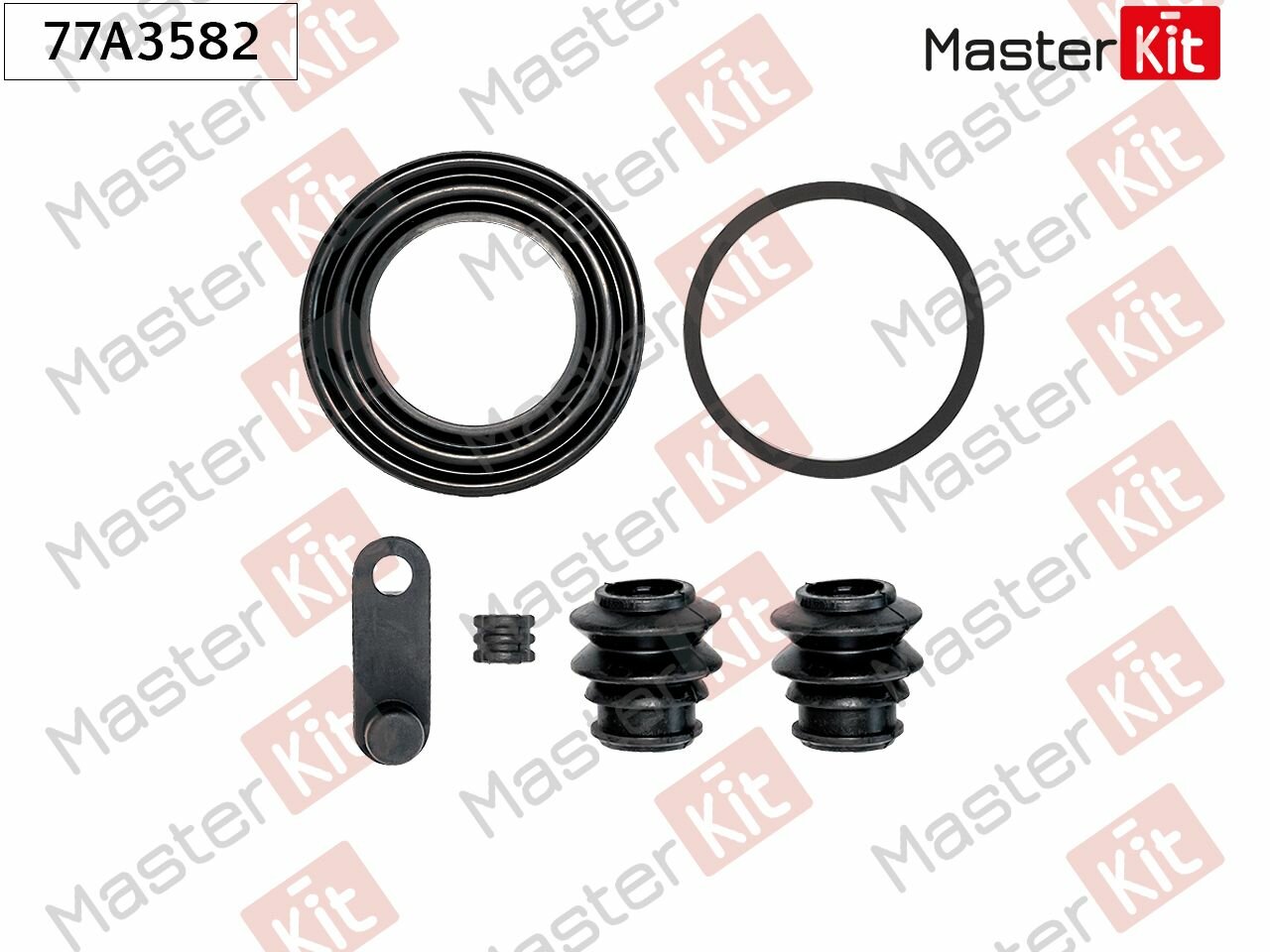 Ремкомплект заднего тормозного суппорта Kia SOUL AM 2009 - MasterKit 77A3582