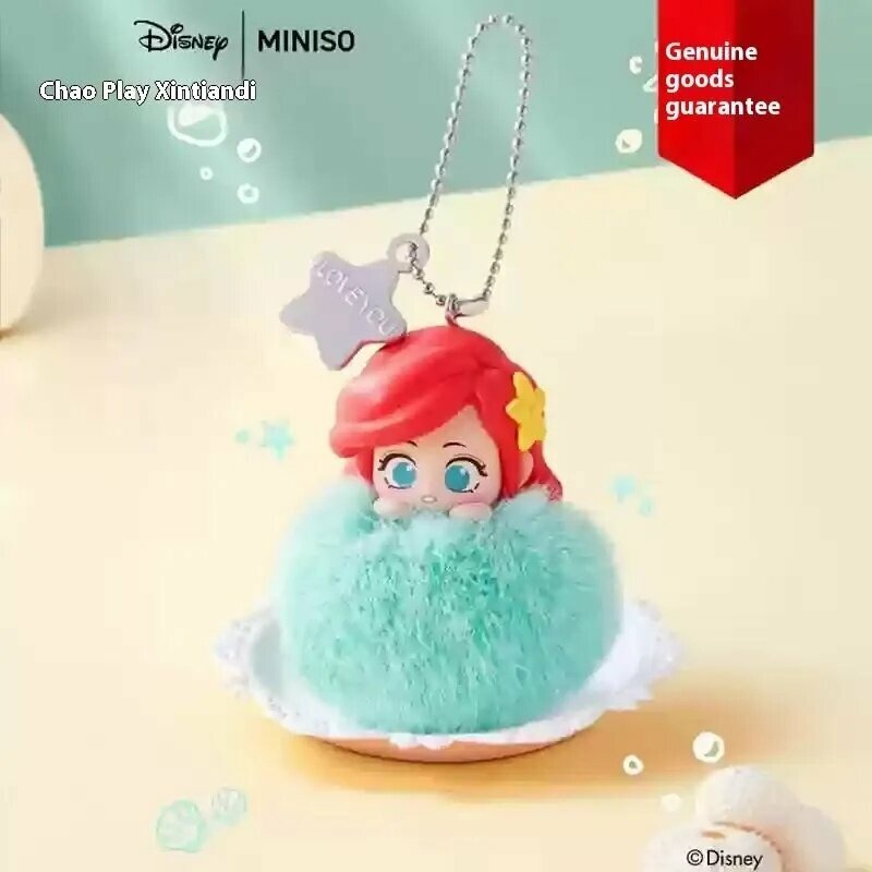 MINISO Слепой бокс Принцессы Дисней и злодеи плюшевые шарики-подвески