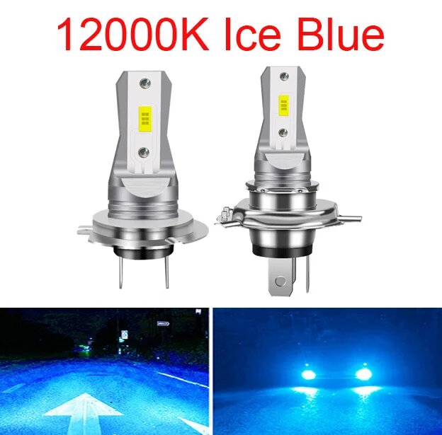 Светодиодные лампы H7 12000K Ice Blue, 2 шт.