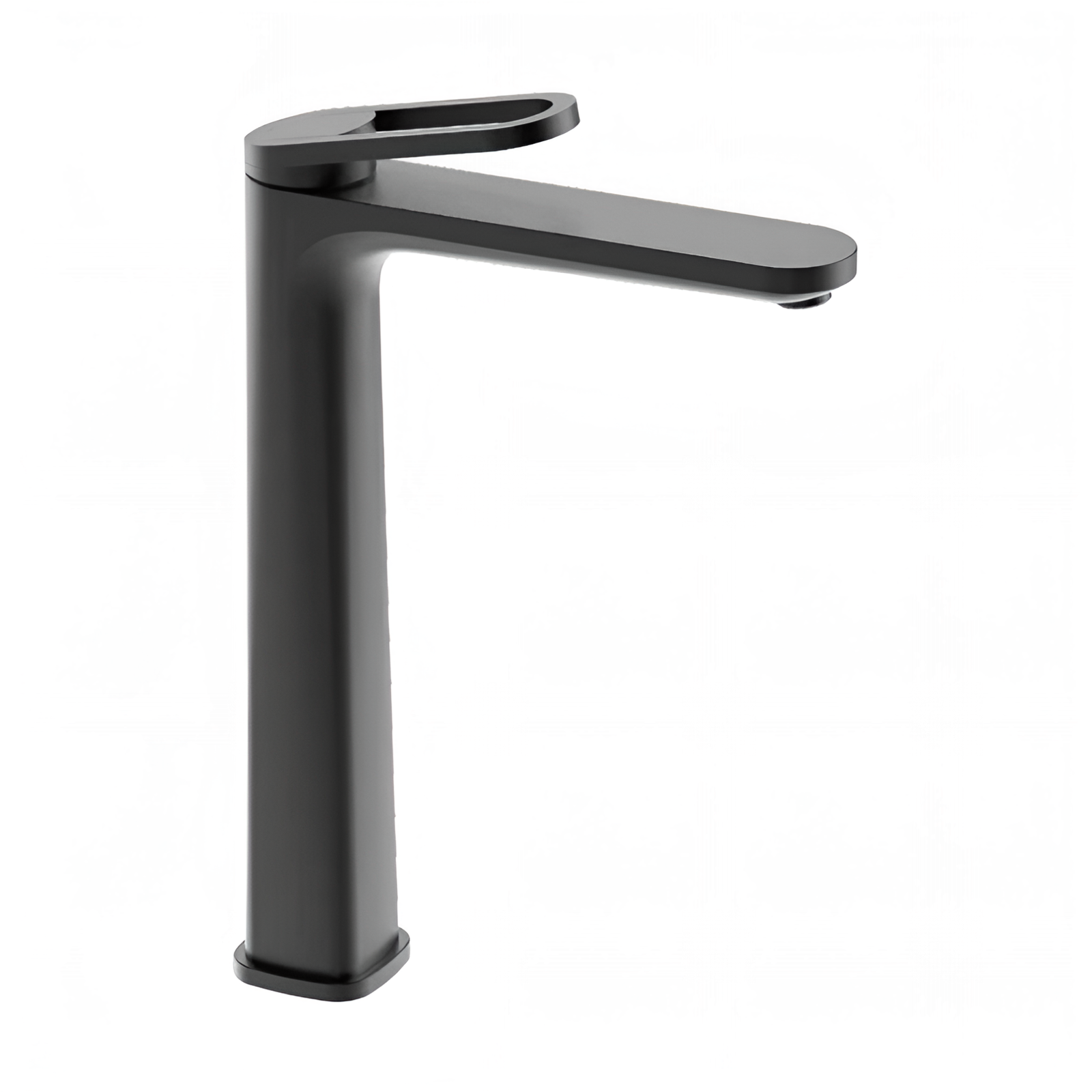 Смеситель для раковины высокий Gappo G1027-26 , черный матовый