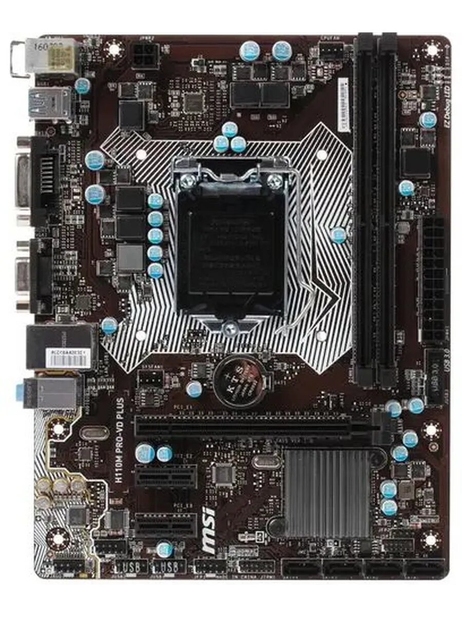 Материнская плата H110M PRO-VD PLUS - LGA 1151, DDR4
