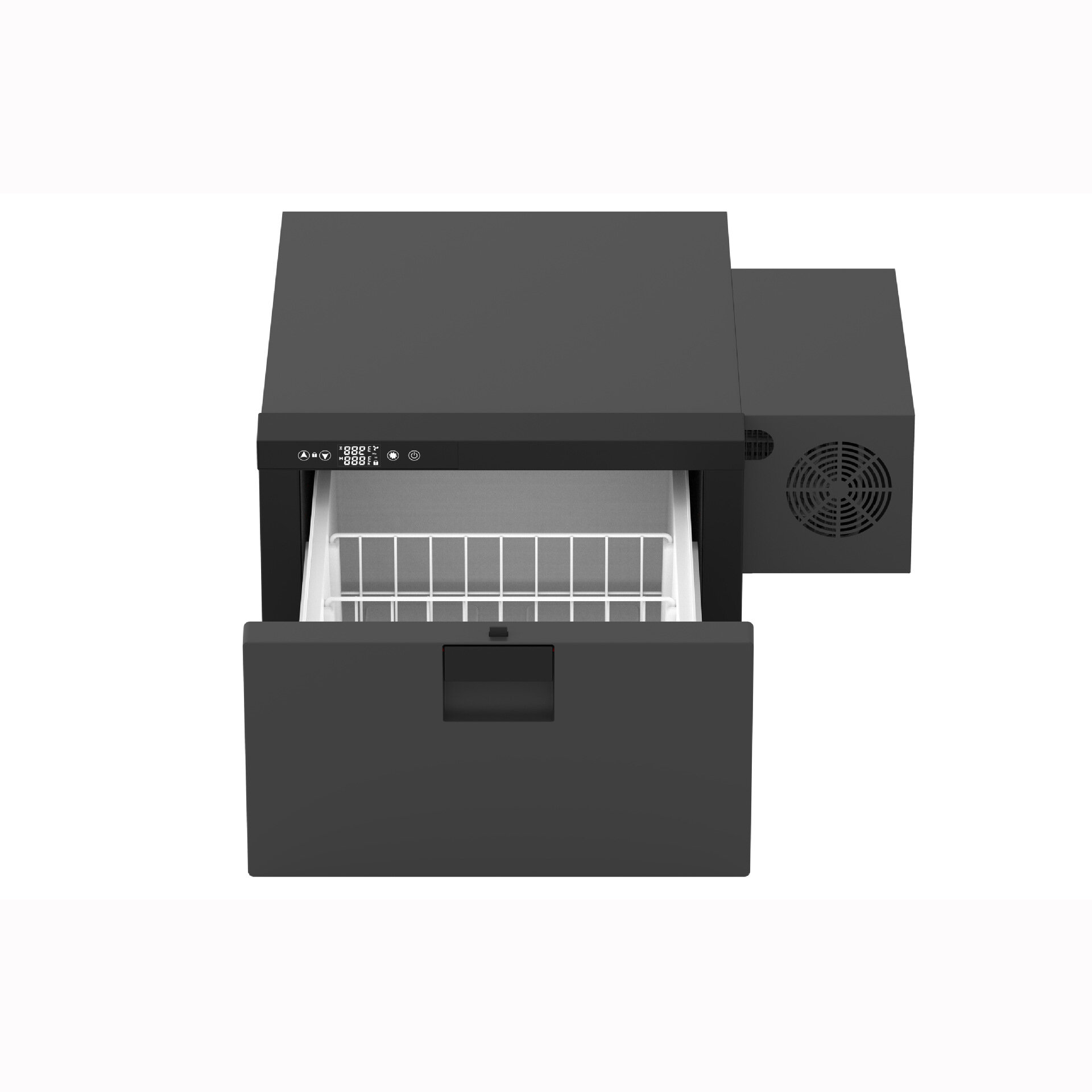 2025 Индивидуальный 24-литровый холодильник для автомобиля с компрессором и 3 способами установки, низкий уровень шума, принудительное замораживание