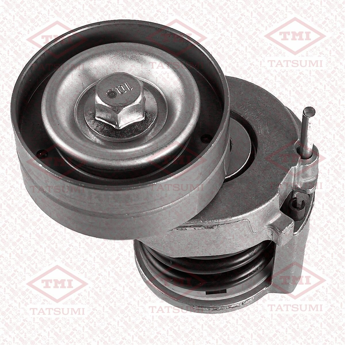 Натяжитель поликлин. ремня с роликом для VW Golf/Jetta/Passat/Tiguan 06->, TATSUMI TFD1496