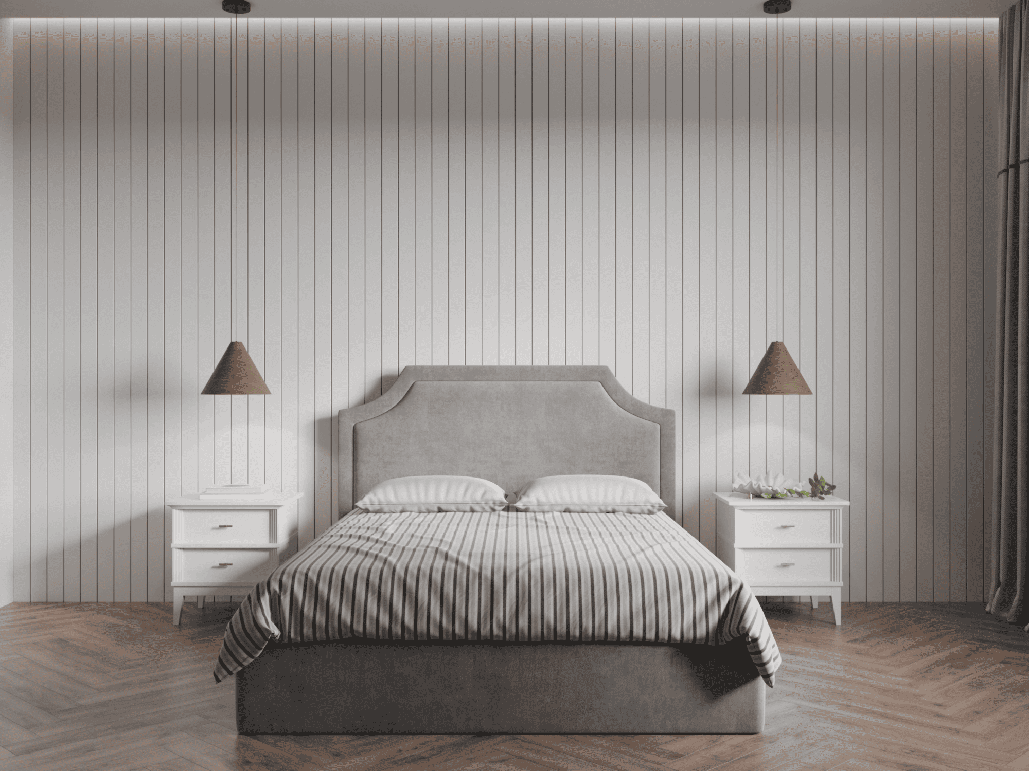 Кровать Эгида, 140 см x 190 см, с подъемным механизмом, мягкое изголовье