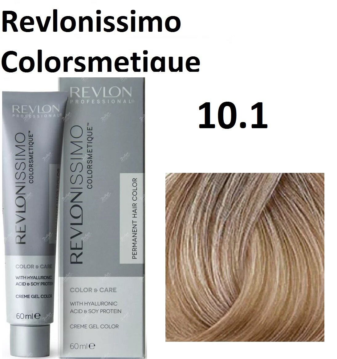 Revlon 10.1 Revlonissimo Colorsmetique Краска для волос Очень сильно Светлый Блондин Платиновый Пепельный, 60 мл