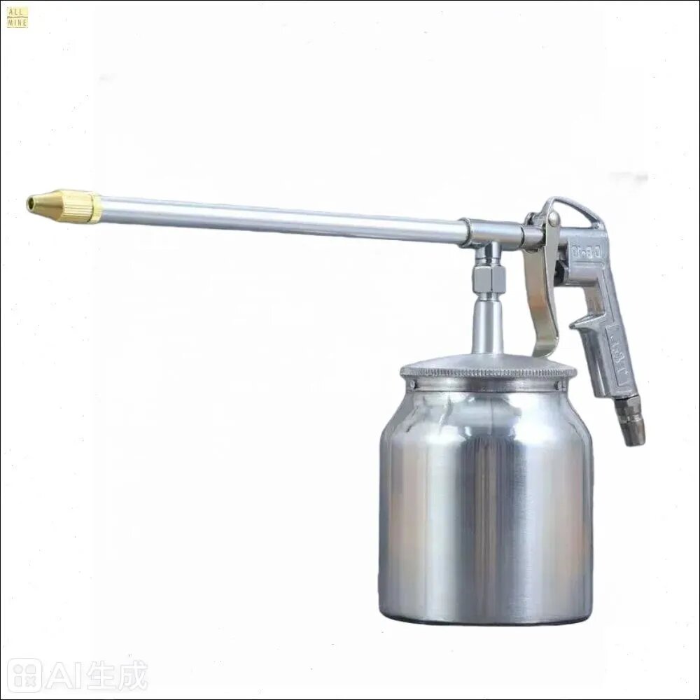 Краскопульт пневматический для компрессора BASIC S1000/1.8 HP с нижним бачком 1000 мл, диаметр сопла 1,8 мм, расход воздуха 160 л/мин, давление 3,5 бар