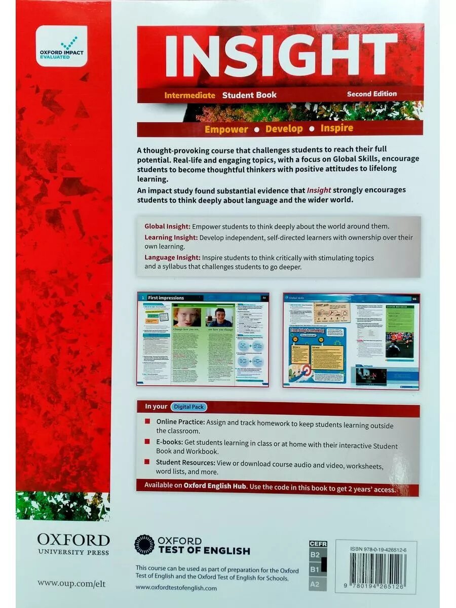 Insight 2 ed Intermediate Student Book with Digital Pack | Oxford University Press — фото 1