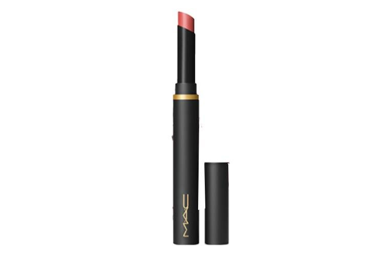Помада женская MAC Black Wand Tulle Matte, черная, бархатистая, легкая в растушевке, стойкая