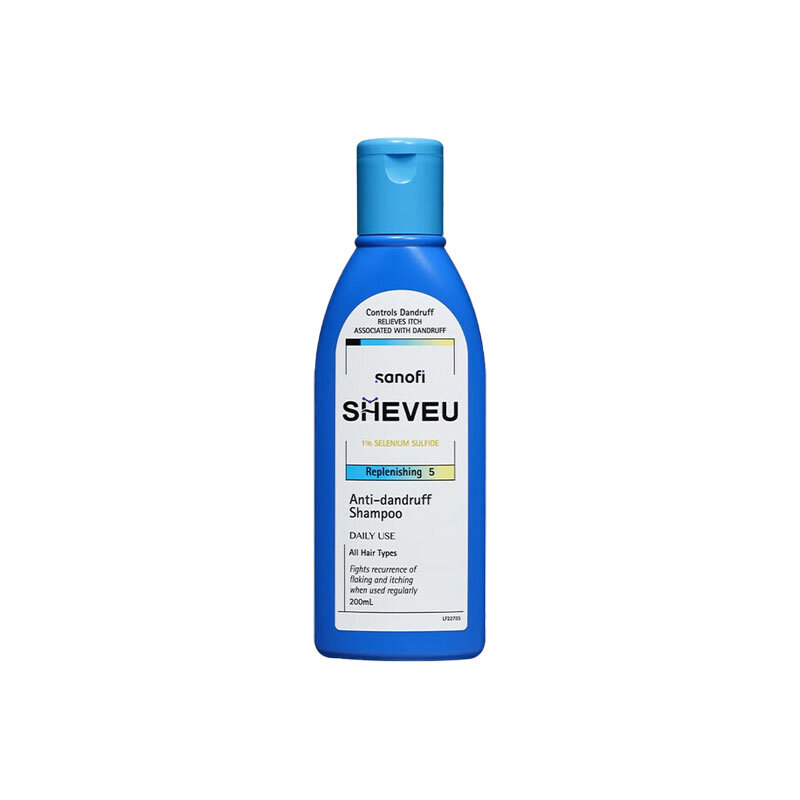 Шампунь унисекс SHEVEU Elsun против перхоти без силиконов, Blue, 200ml