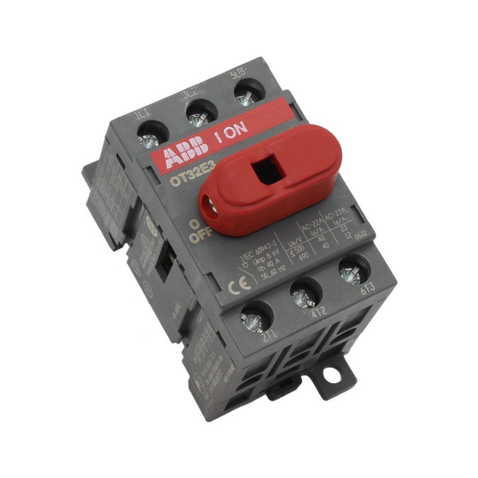 ABB OT32E3 1SCA022283R9010 Рубильник 32A 3P