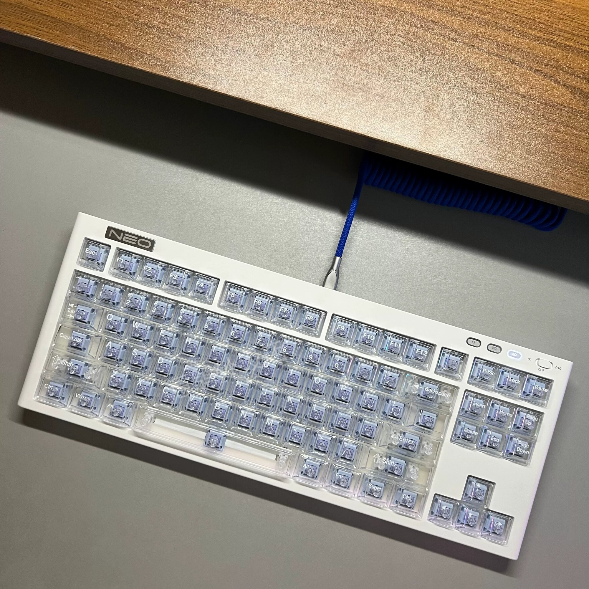 Прозрачные кейкапы для ПК, оригинальная высота, для Wooting EZ60/MAD60/MADE68, Night Demon ATK, магнитные кейкапы для