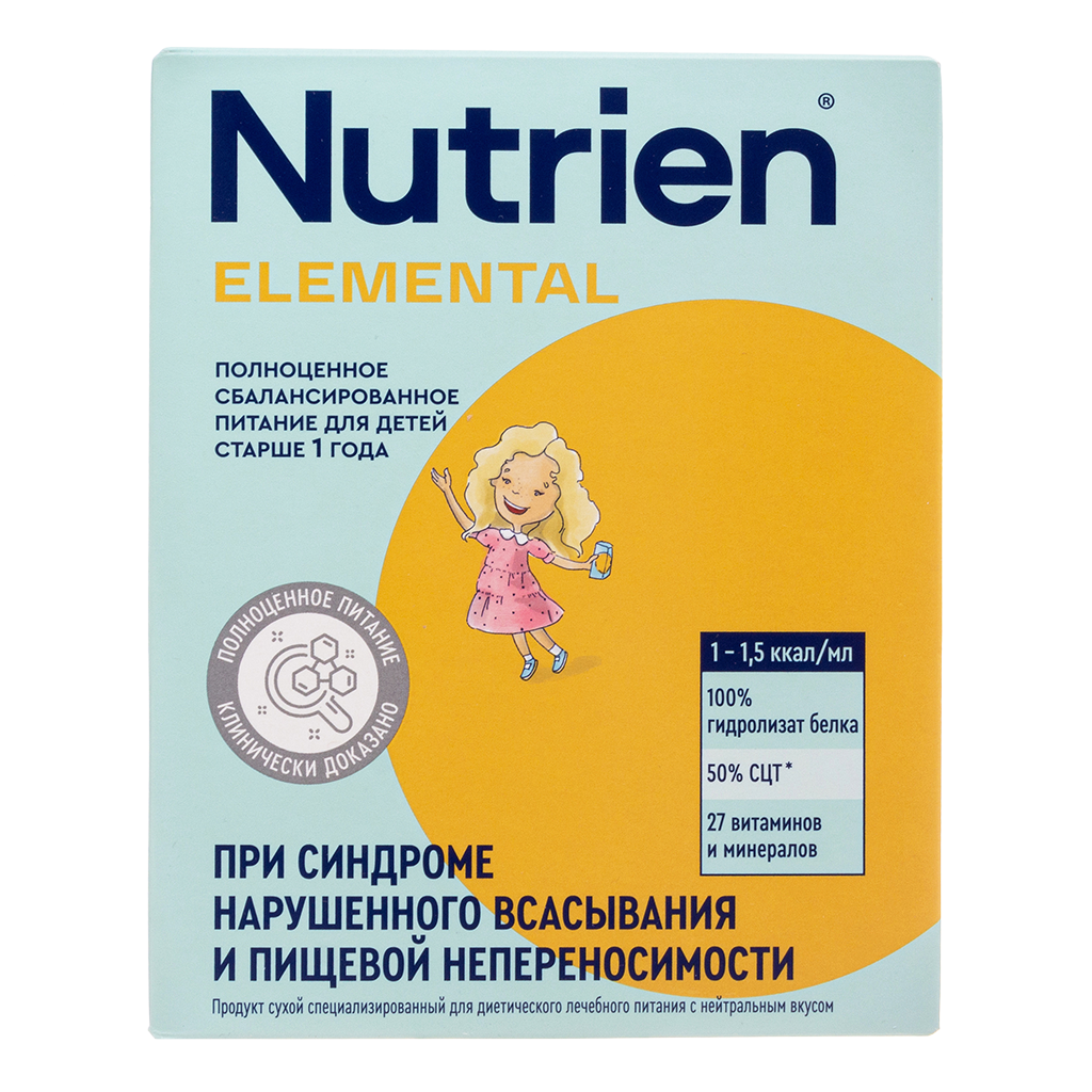 Нутриэн Элементаль лечебное (энтеральное) питание сухая смесь 350 г 1 шт