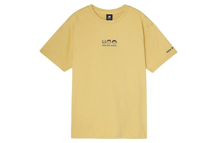 Футболка унисекс New Balance x Noritake Collection желтая, коллекционная L EU